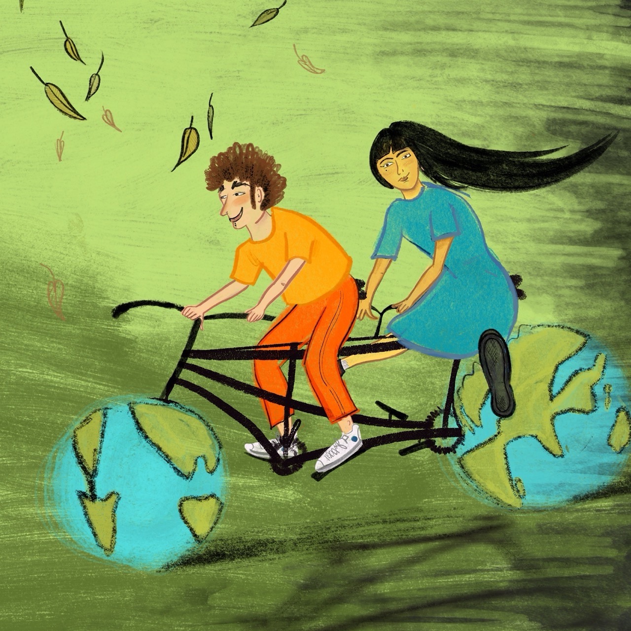 LET’S GO CHANGE THE WORLD! - tapirulan illustrators contest